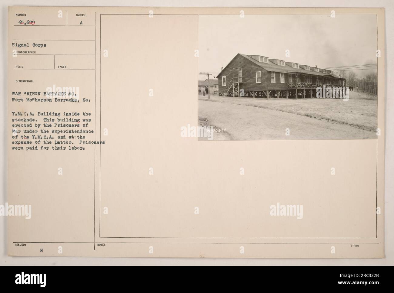 Fort mcpherson barracks structures hi-res stock photography and images ...