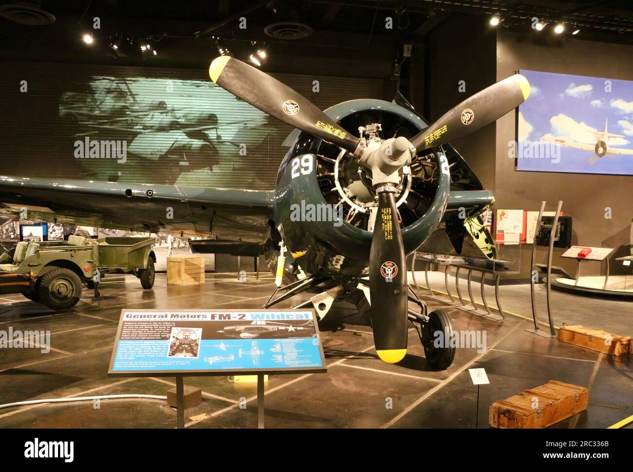 General Motors (Eastern Aircraft Division) FM-2 Wildcat on display at ...