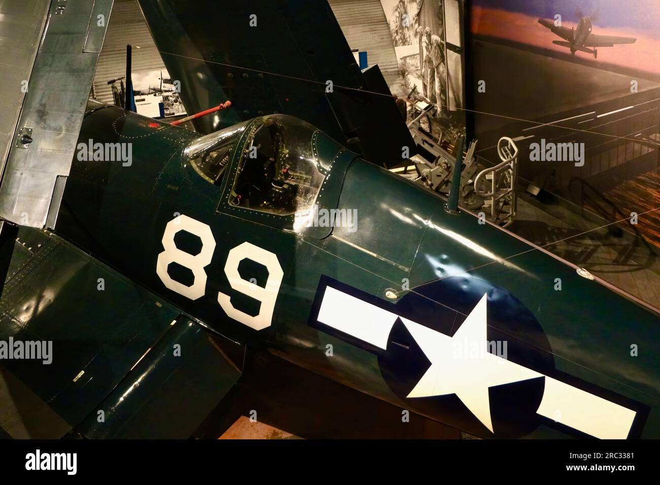 Goodyear FG-1D Corsair aircraft carrier based US Navy fighter aircraft ...