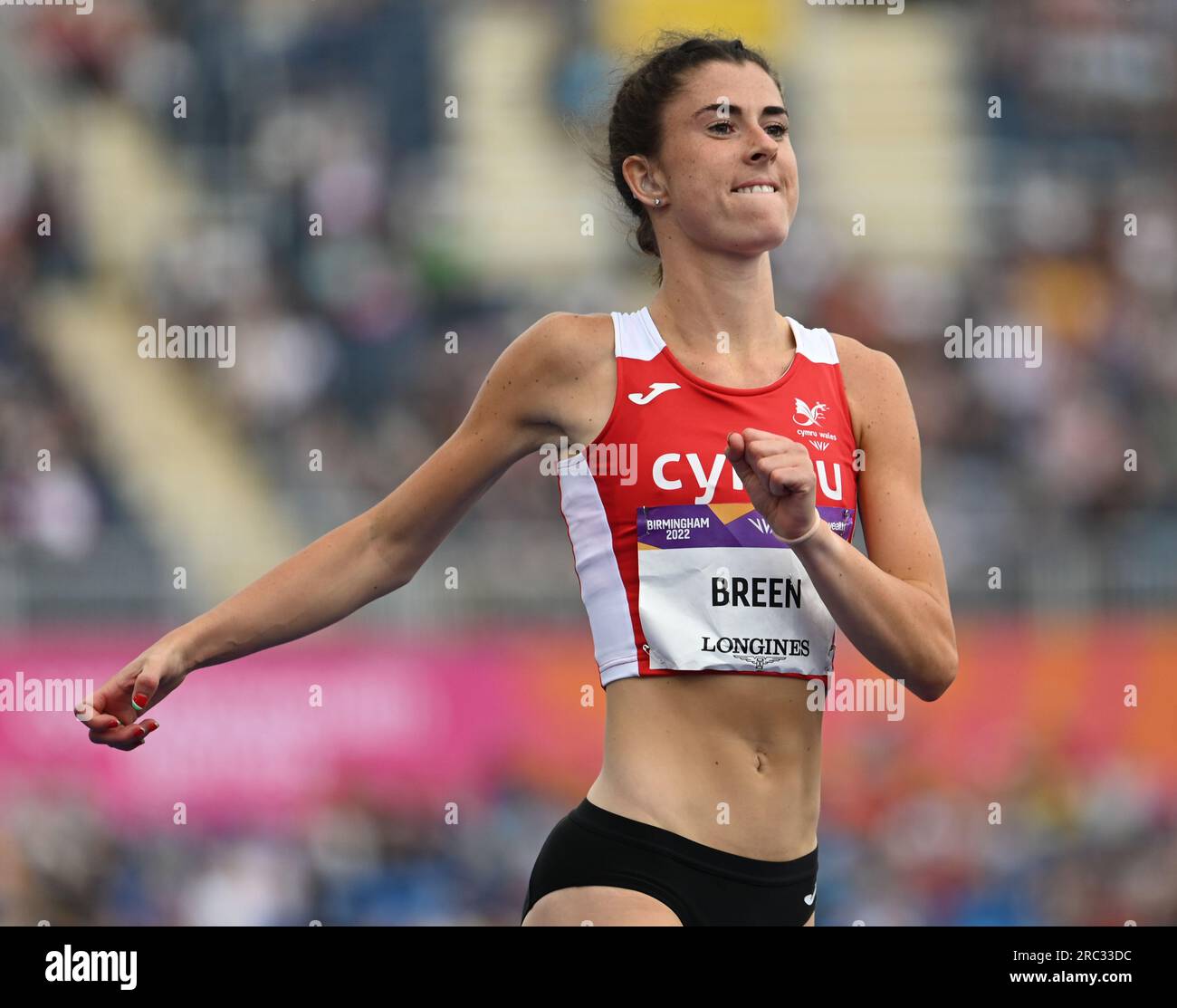 Birmingham, England. 2 August 2022. Olivia Breen of Wales during the ...