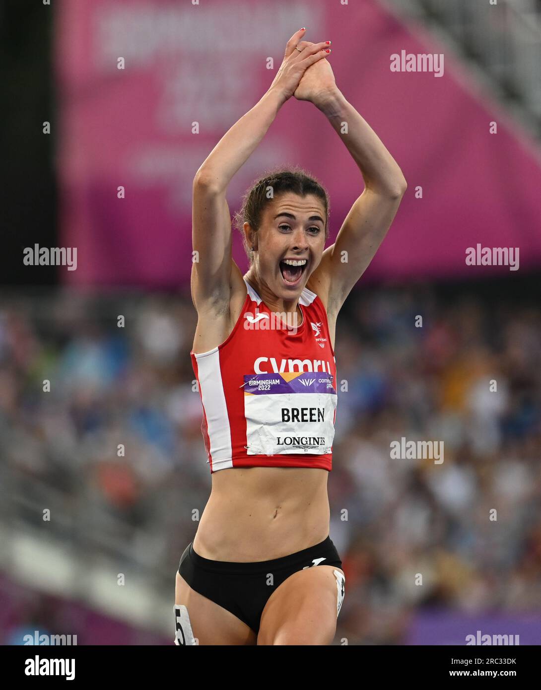 Birmingham, England. 2 August 2022. Olivia Breen of Wales during the ...
