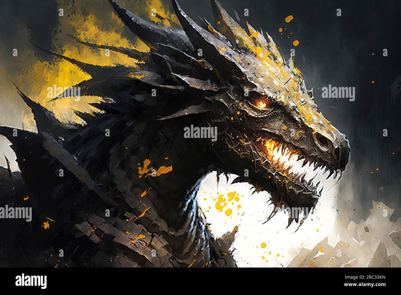 Mythology mythical creature dragon hi-res stock photography and images ...