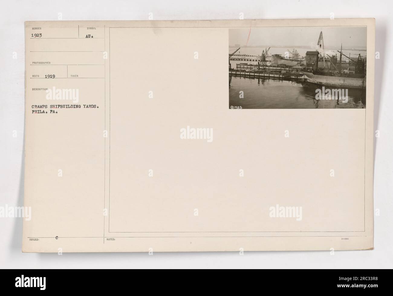 "Image of Cramp's Ship Yards in Philadelphia, Pennsylvania, taken in ...