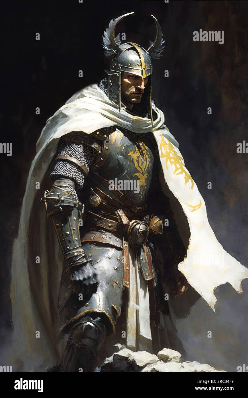 Armored medieval soldier hi-res stock photography and images - Alamy