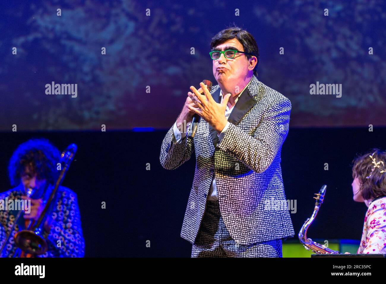 Elio performs live during the Italian singer Music Concert Elio - Ci ...