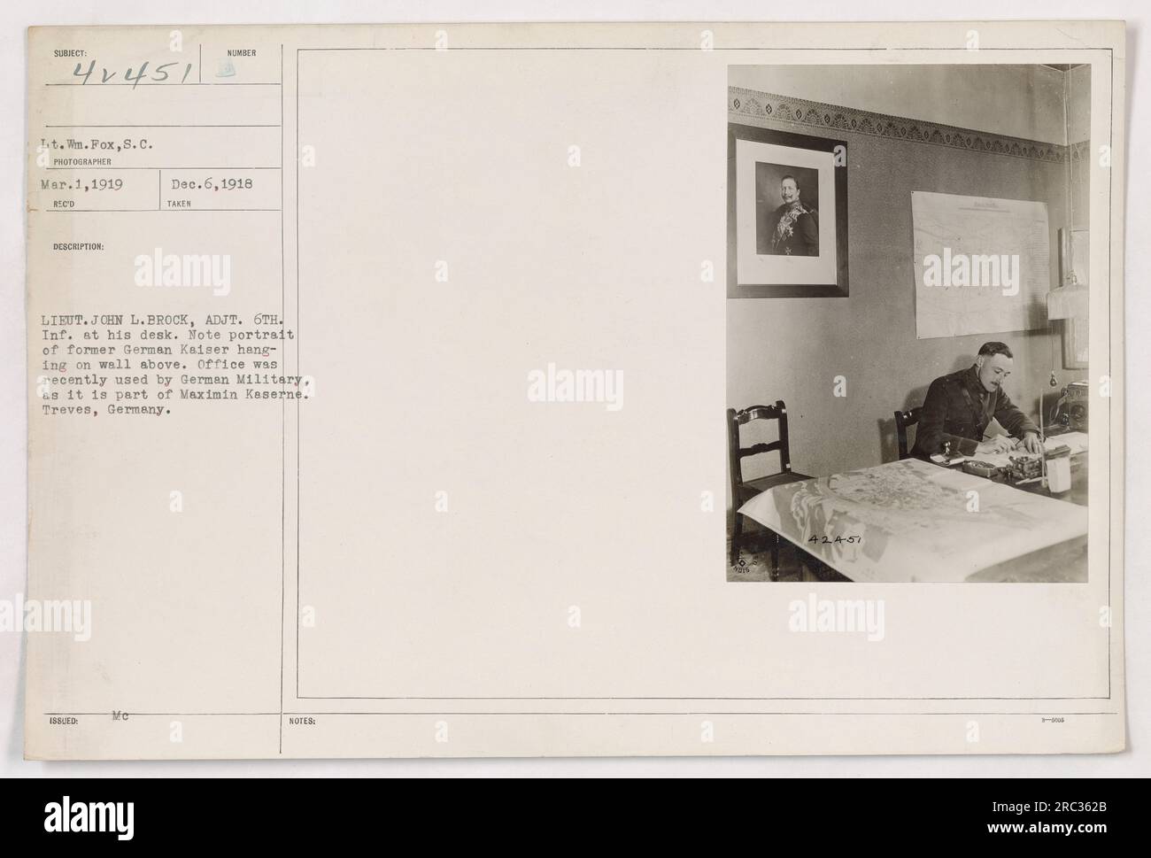 Adjt 6th infantry hi-res stock photography and images - Alamy