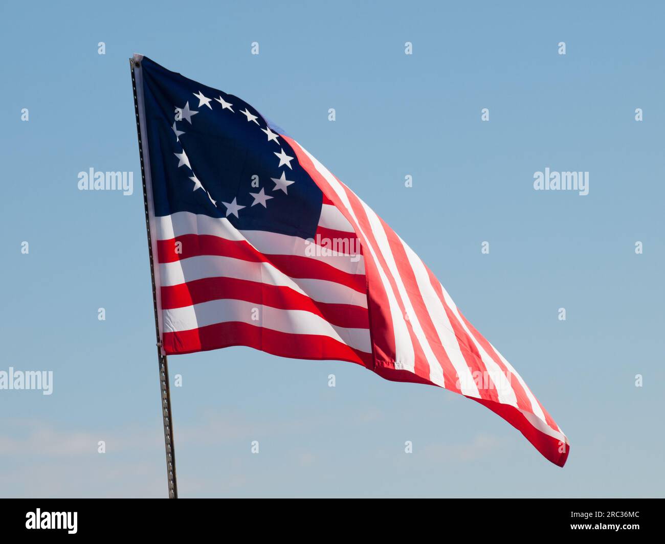 Betsy Ross Flag of the United States Stock Photo - Alamy