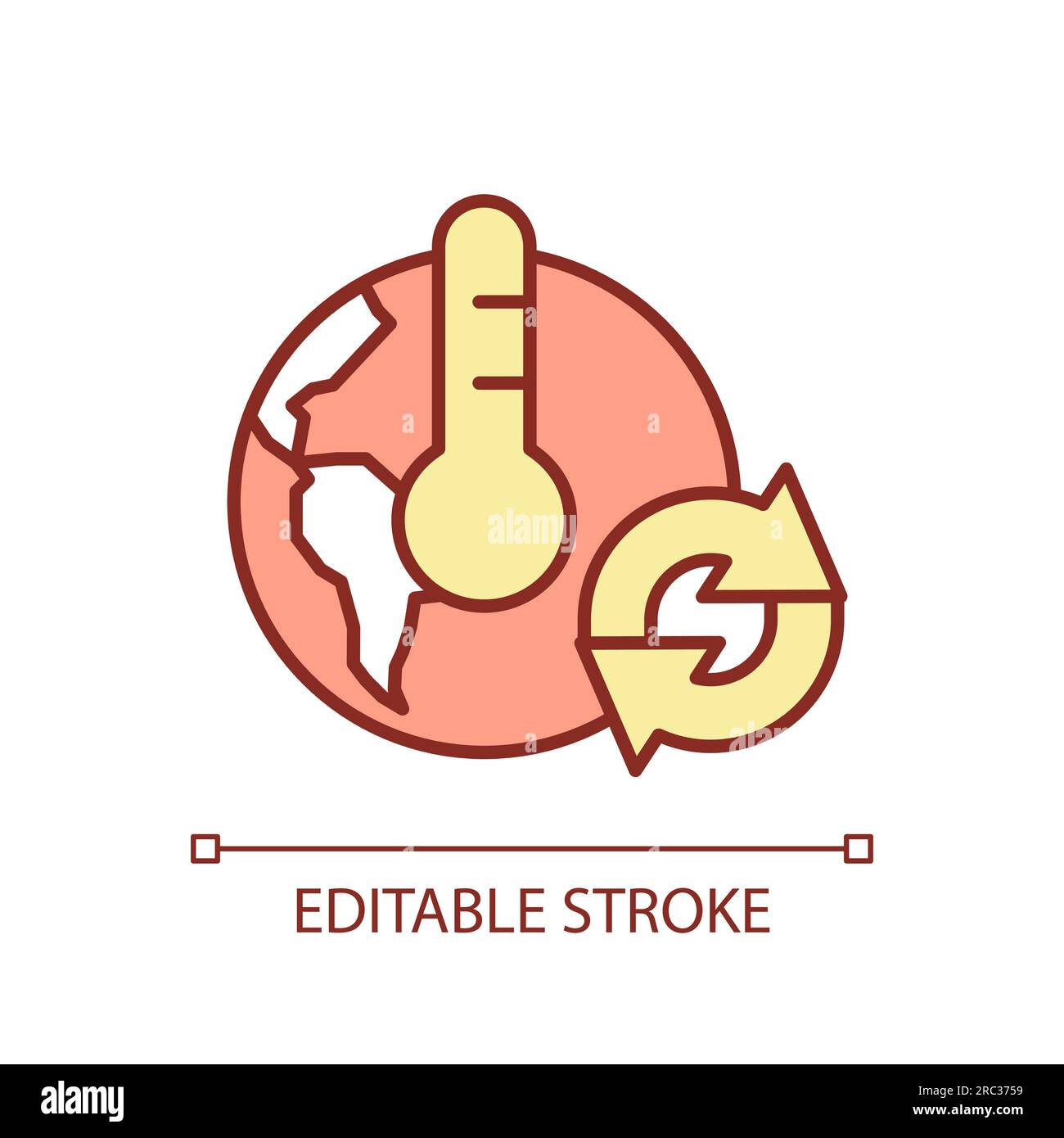 Climate change changes Cut Out Stock Images & Pictures - Alamy