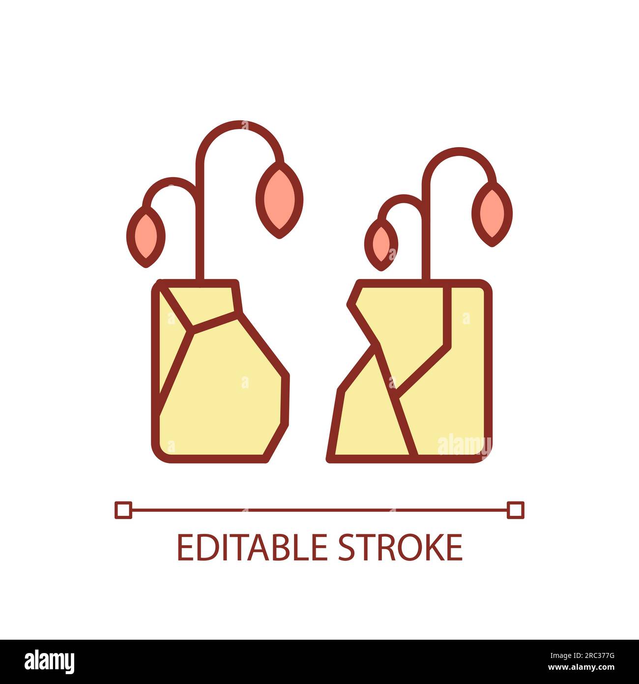 Customizable extreme weather events icon heatflation concept Stock ...