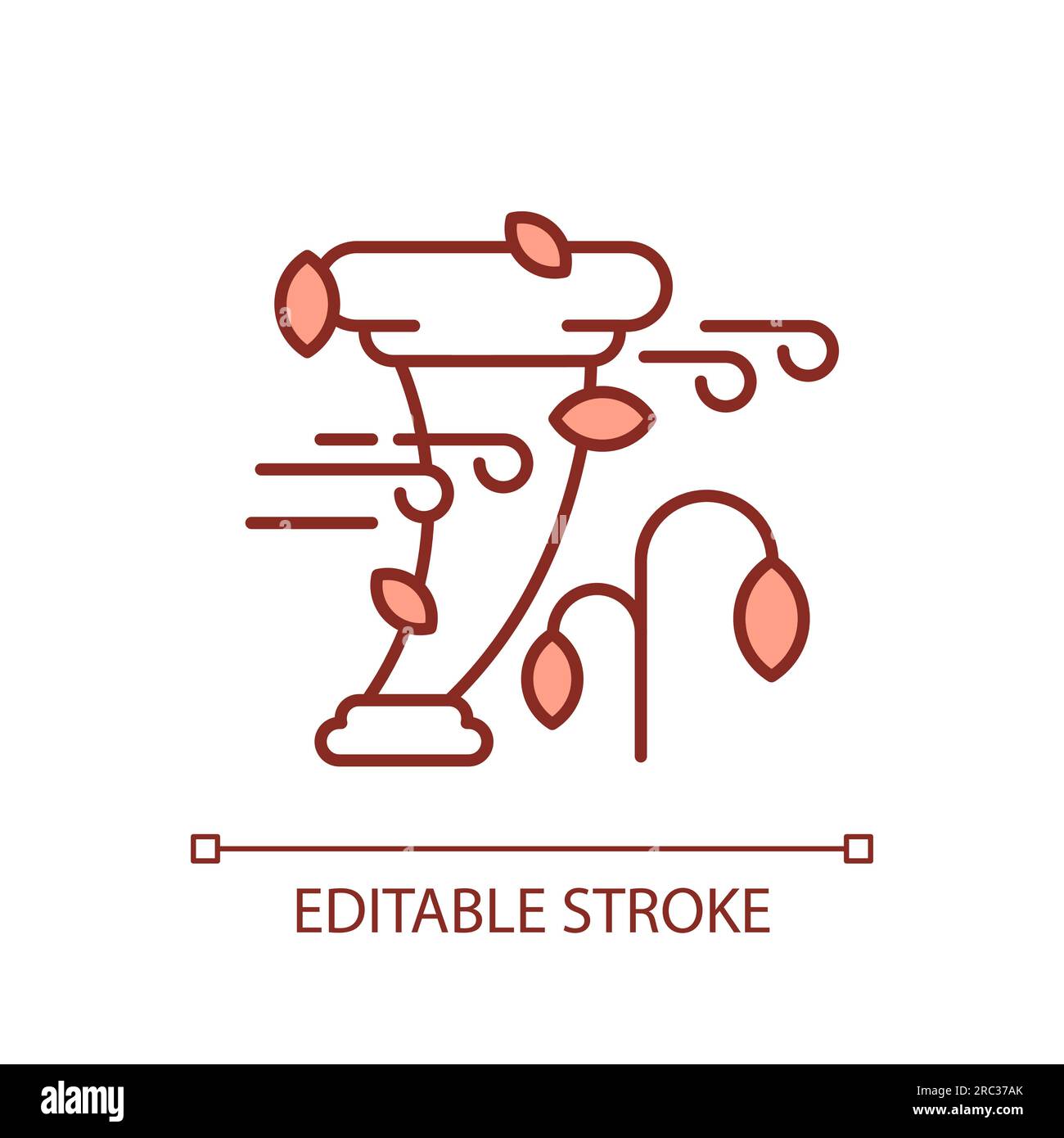 Customizable Extreme Weather Events Icon Heatflation Concept Stock Vector Image And Art Alamy