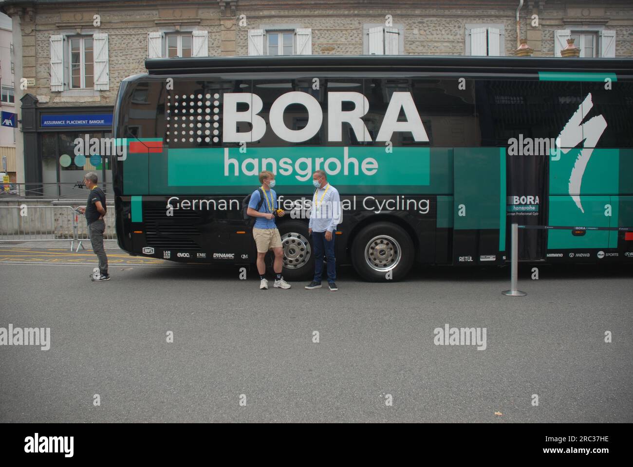 Tarbes, France-July 6, 2023: The sixth stage of the Tour de France ...
