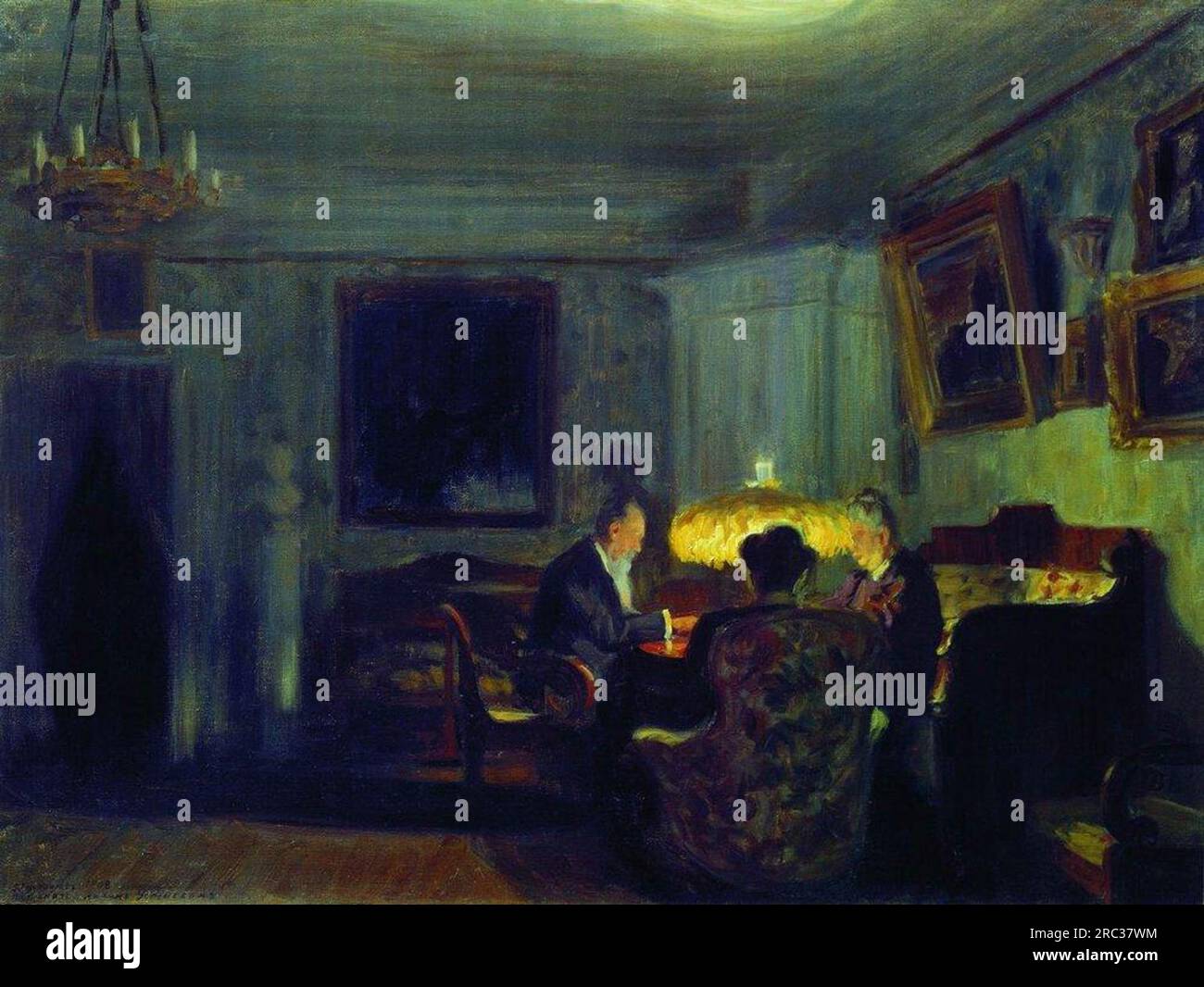 Family soviet artwork hi-res stock photography and images - Alamy