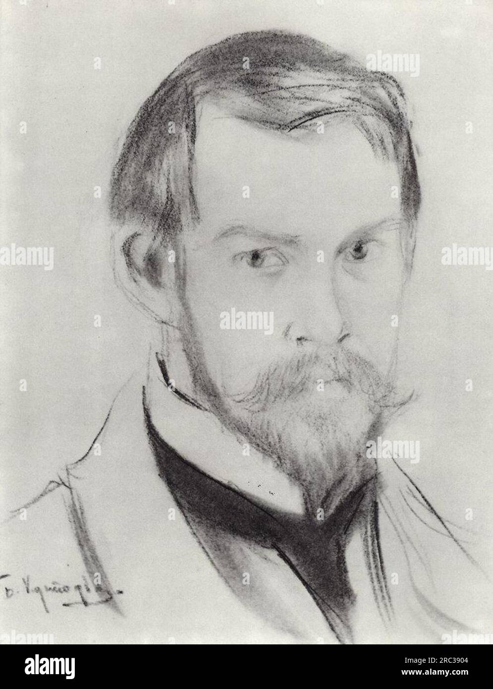 Self Portrait 1904 by Boris Kustodiev Stock Photo - Alamy