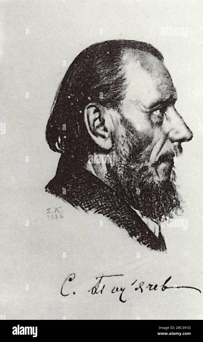 Portrait S.P. Podyachev 1926 by Boris Kustodiev Stock Photo - Alamy