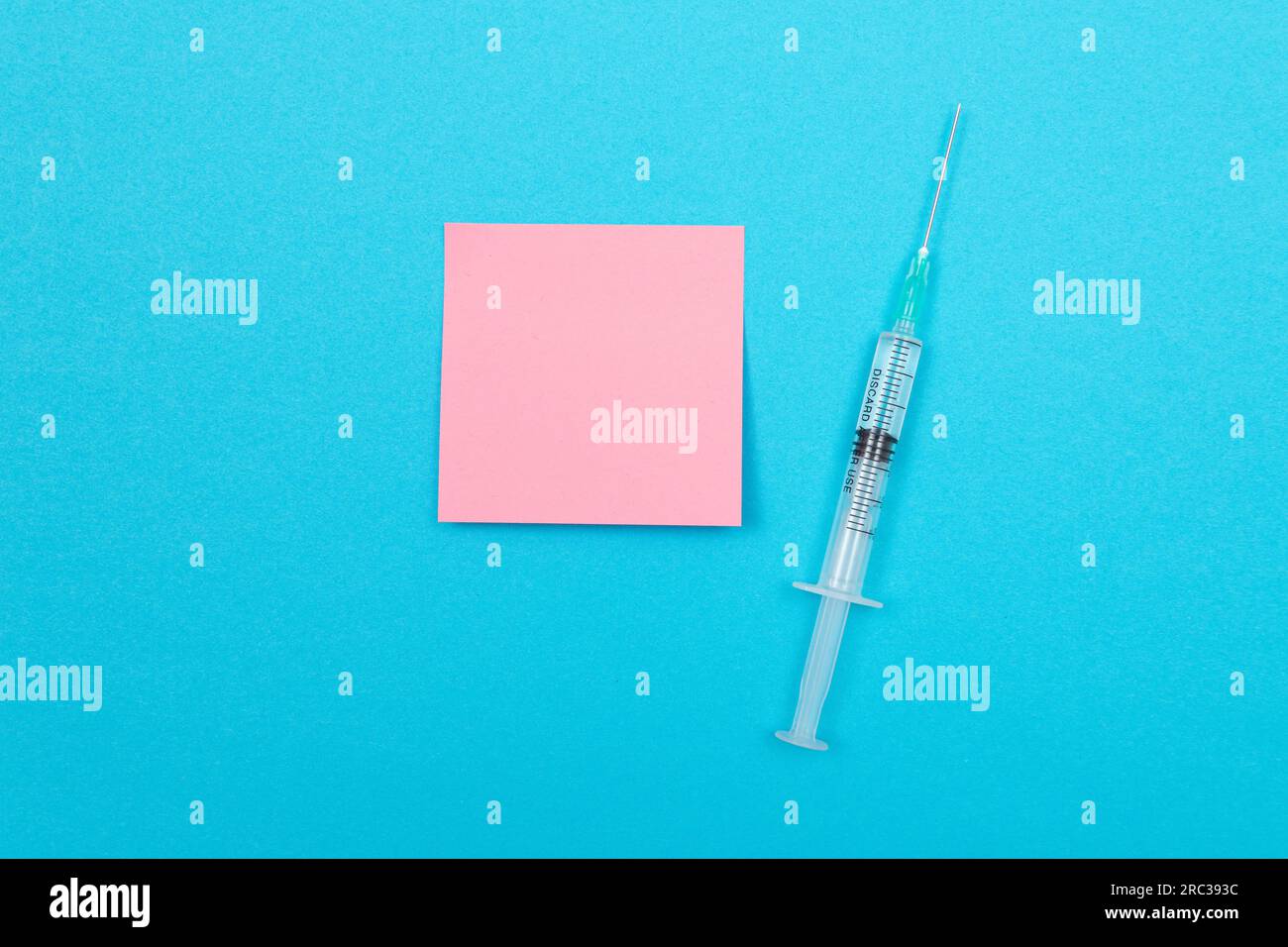 Vaccination, Immunology or Revaccination Concept - A Medical Disposable ...
