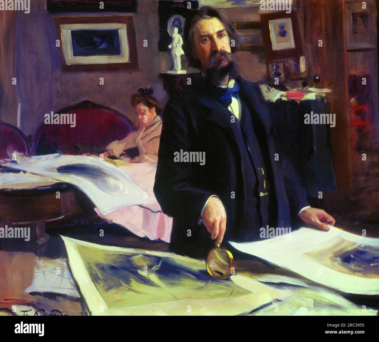 Portrait russian artist vasily hi-res stock photography and images - Alamy