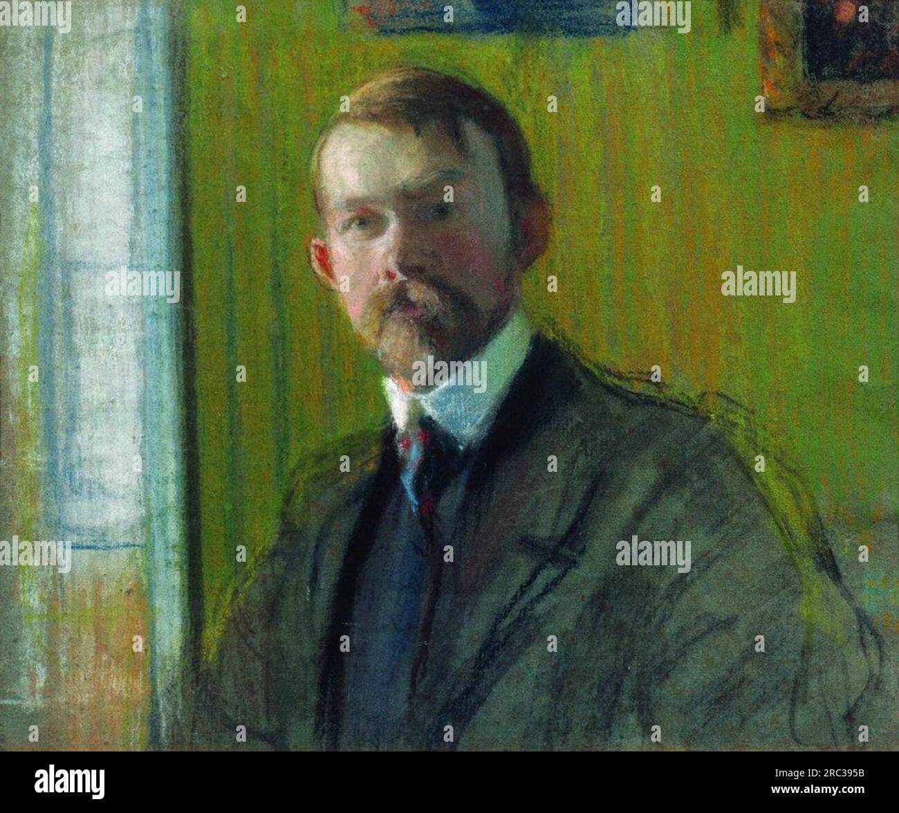 Self Portrait by Boris Kustodiev Stock Photo - Alamy