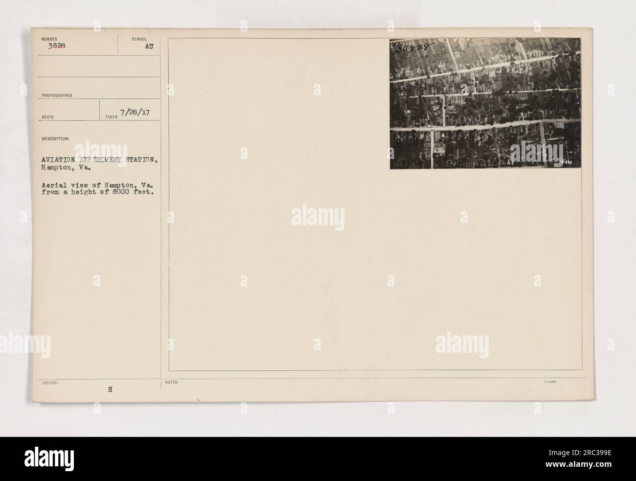Aerial view of Hampton, VA from a height of 8000 feet. Taken on 7/28 ...
