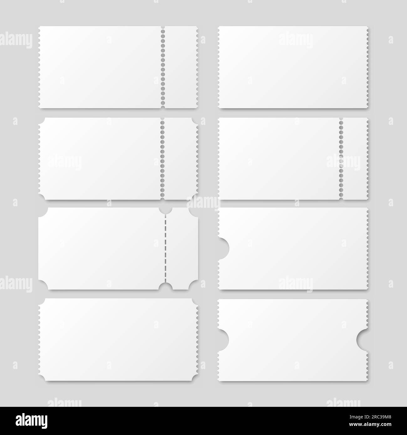 Ticket vector vector vectors Black and White Stock Photos & Images - Alamy