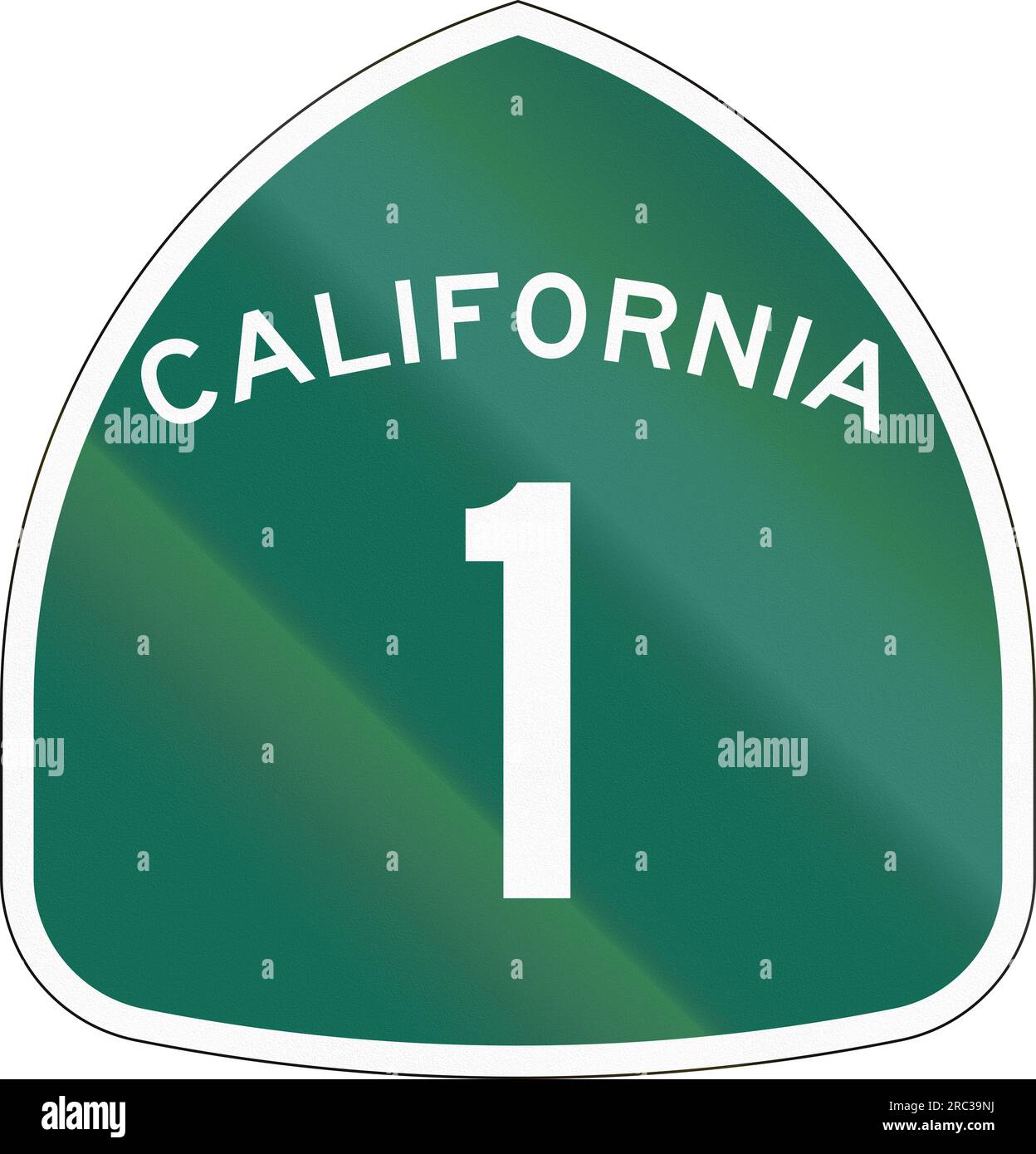 US state route shield California Stock Photo - Alamy