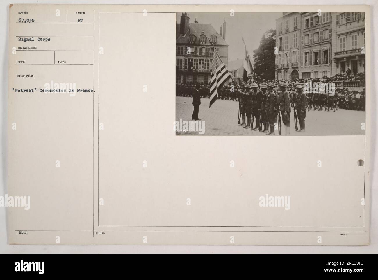 Military retreat symbolism hi-res stock photography and images - Alamy