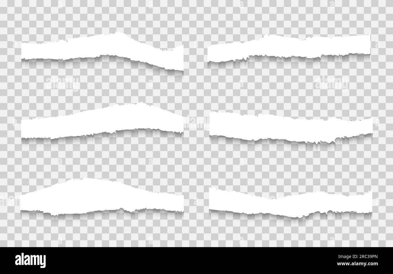 Torn edge vector vectors Black and White Stock Photos & Images - Alamy
