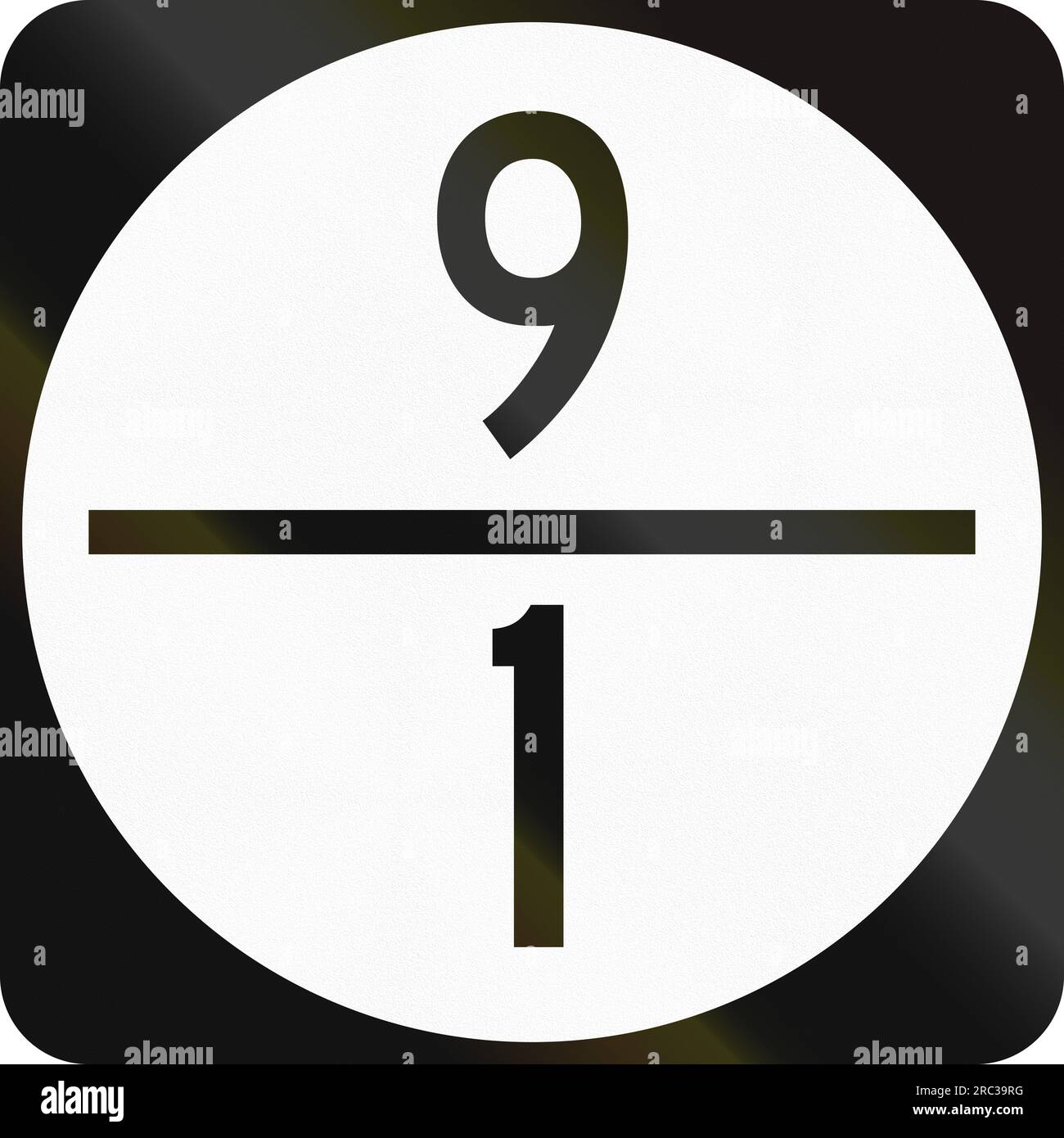 Circular county route shield in West Virginia, United states Stock ...