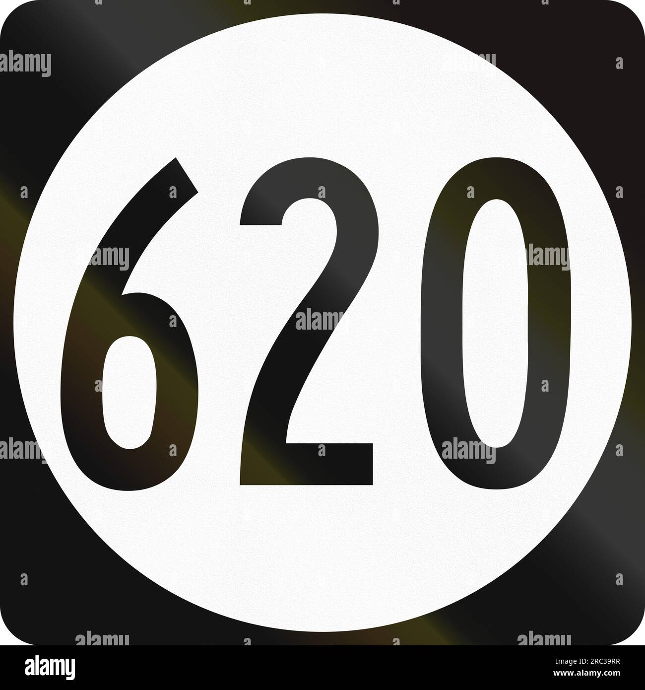 Standard circular state route shield in the United states Stock Photo ...