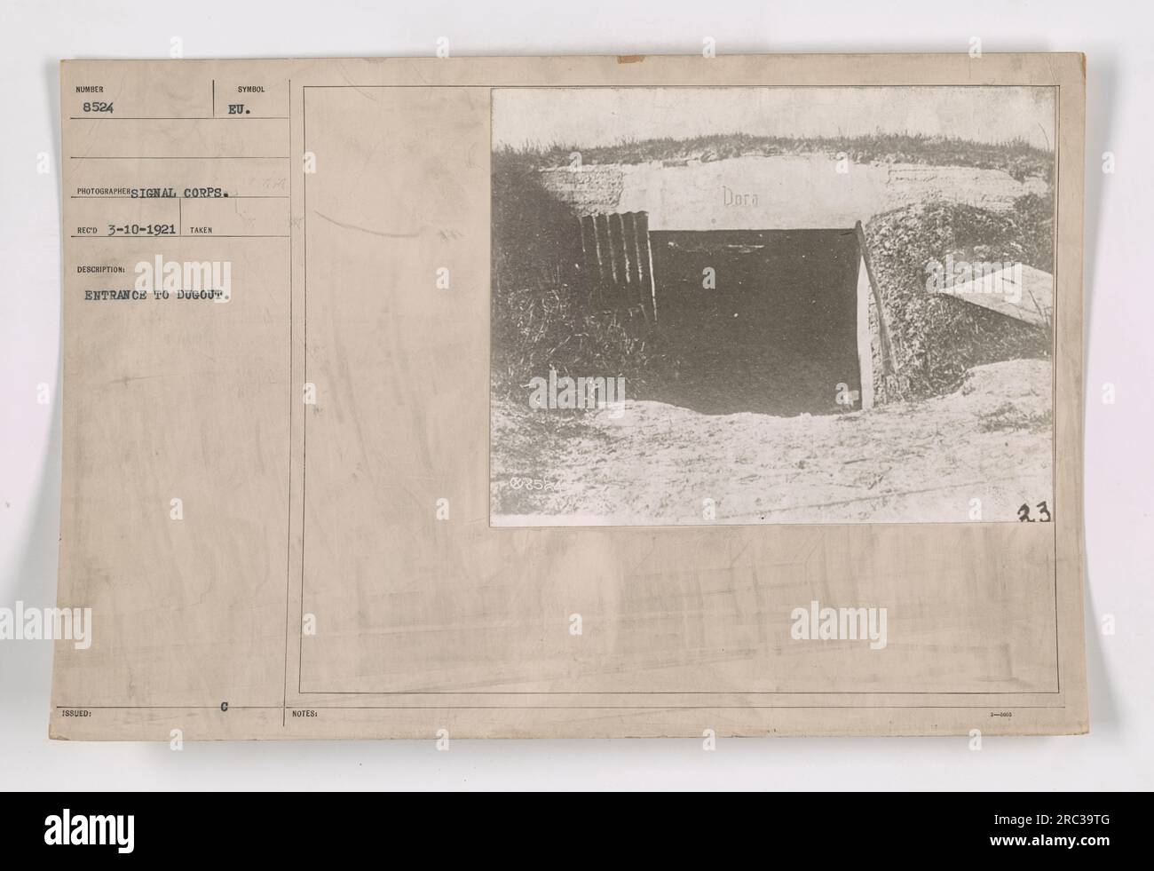This photograph, labeled 111-SC-8524, was captured by a photographer ...