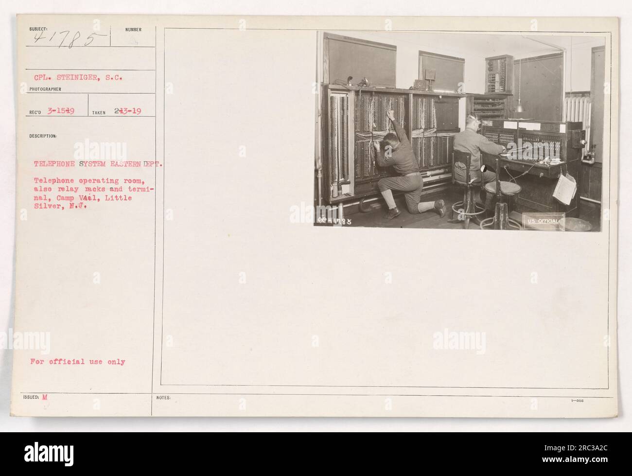 CPL. Steiniger, S.C. photographer, is seen in this image in the ...