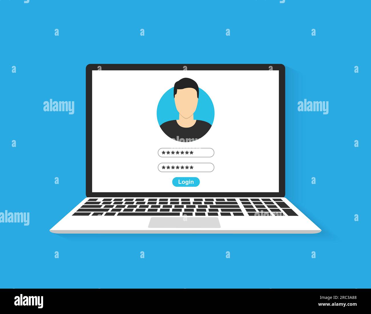 On screen identity Stock Vector Images - Alamy