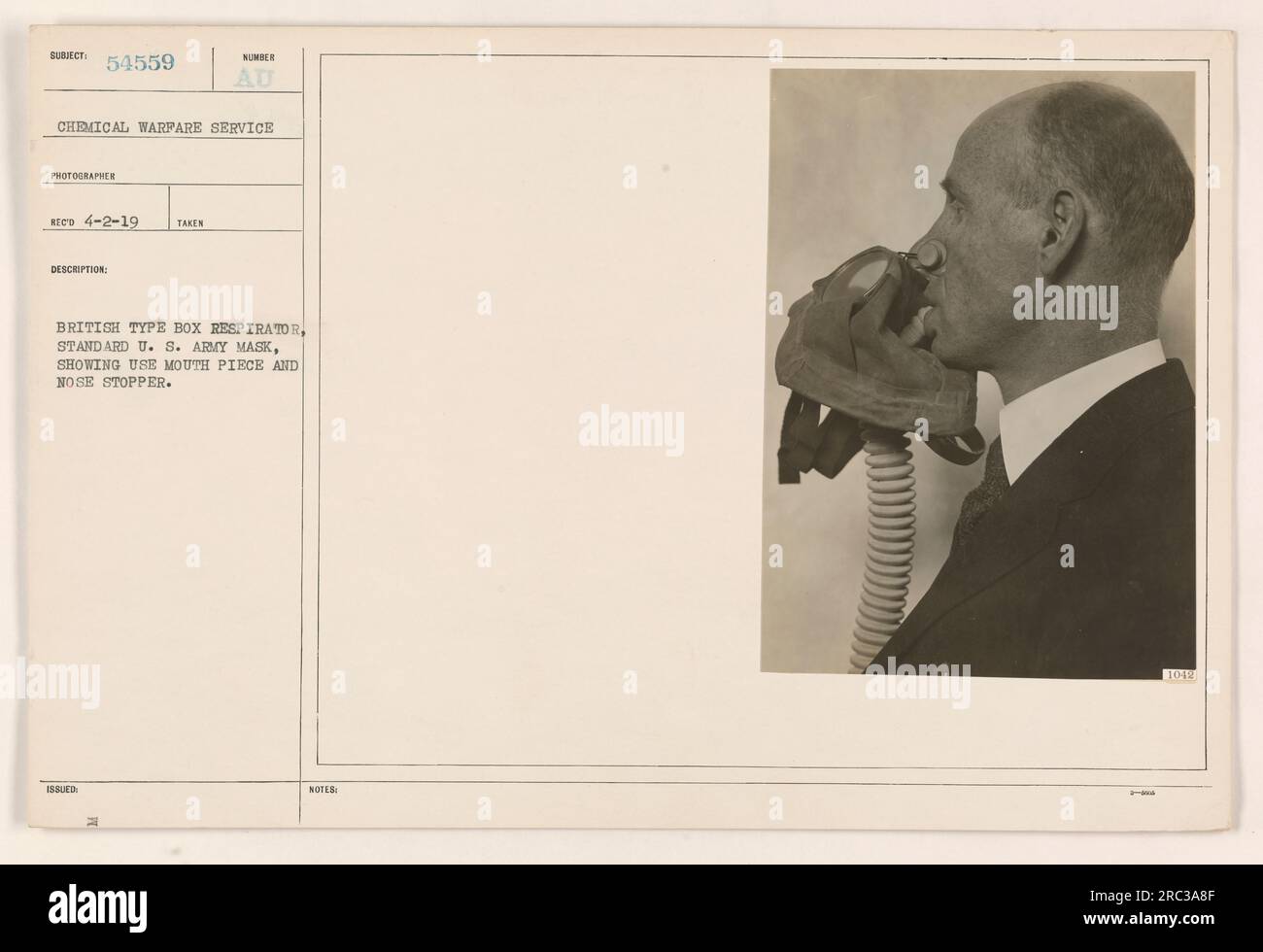 Standard u s army mask hi-res stock photography and images - Alamy