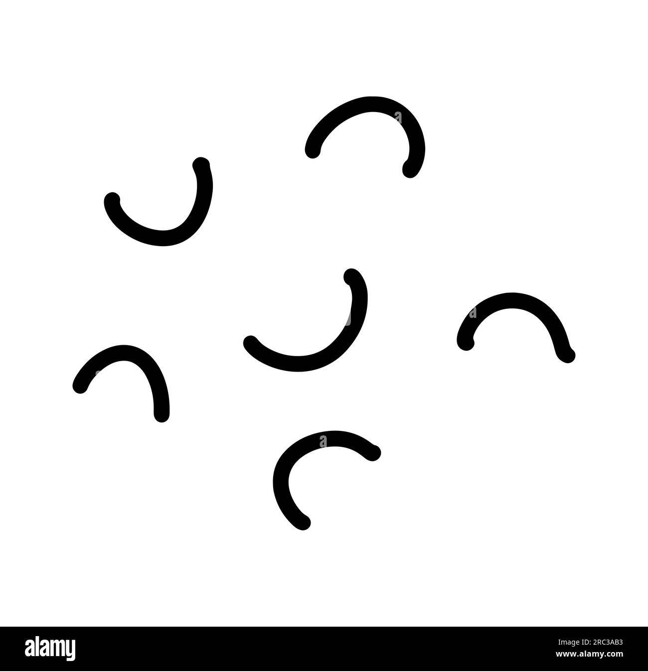 Vector abstract hand drawn texture cute cartoony expression sign doodle ...