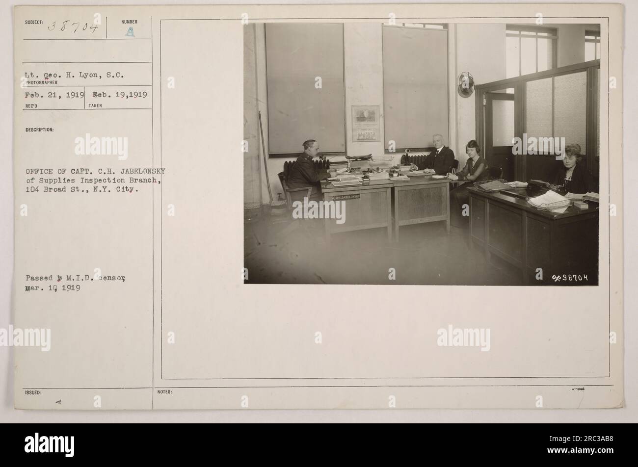 Title: Lieutenant Geo. H. Lyon in Uniform Caption: Lieutenant Geo. H ...