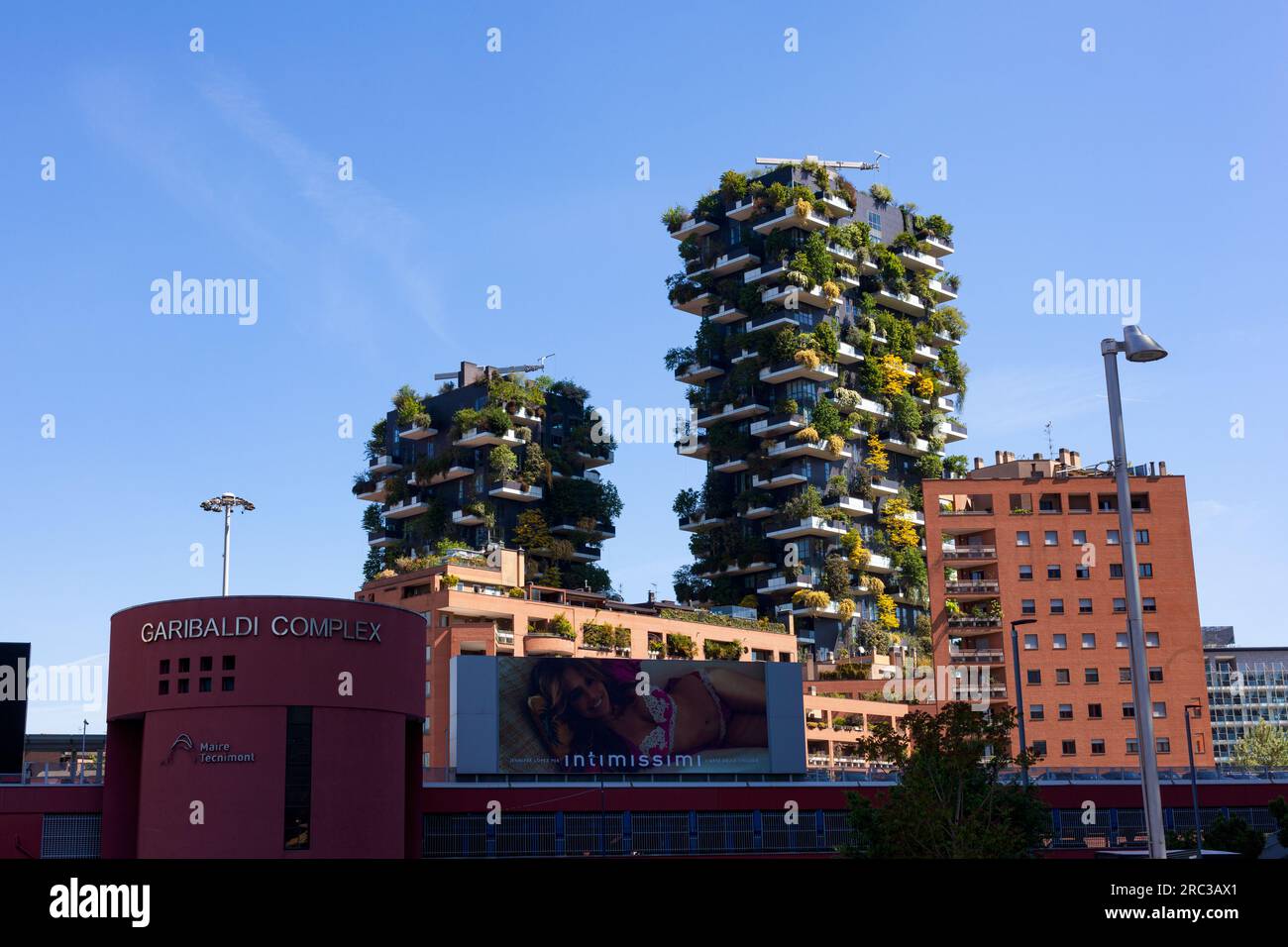 Milan Italy - April 26, 2023: View of the Bosco Verticale, Vertical ...