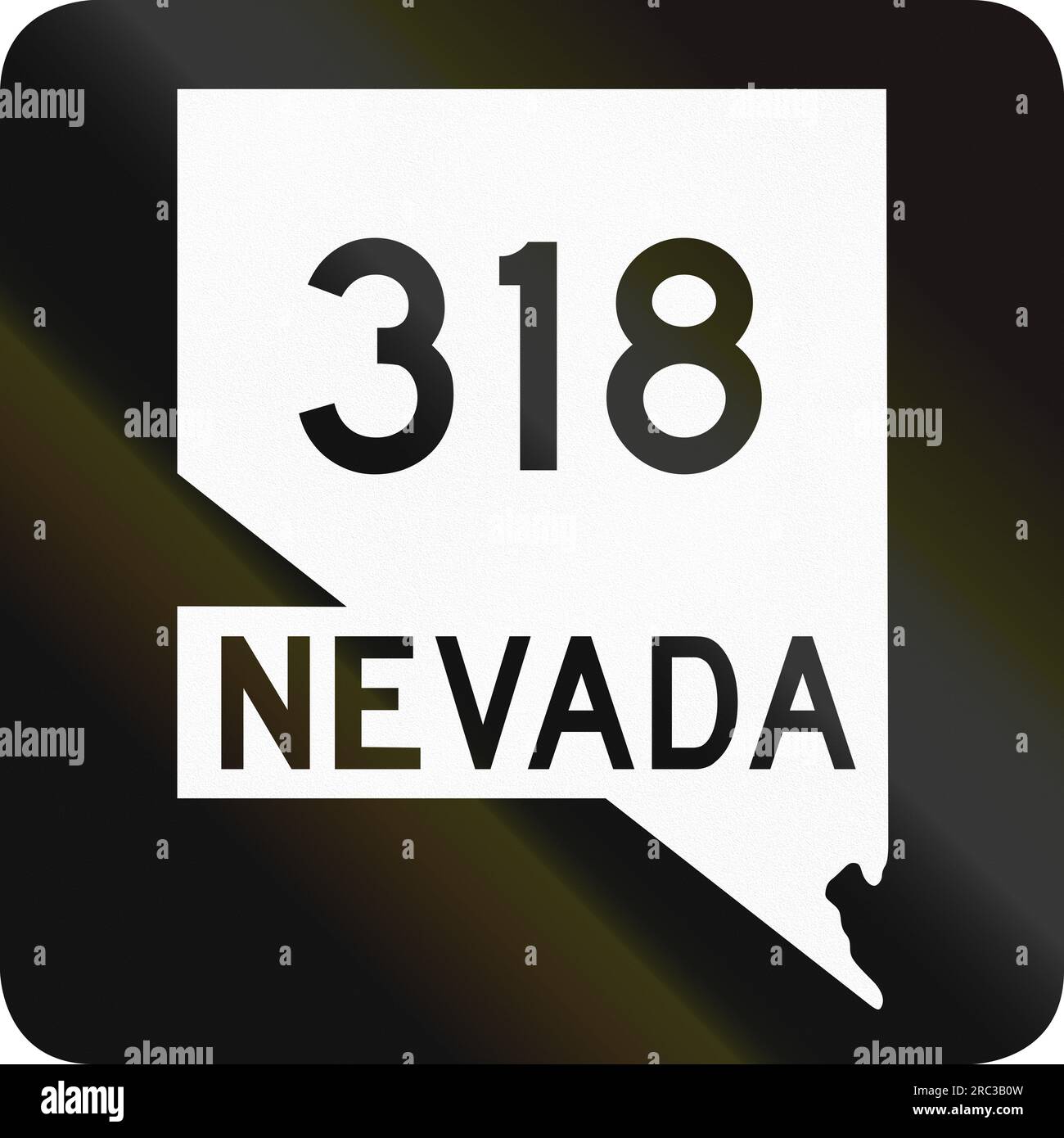 United States Nevada State Highway shield. The sign contains a ...