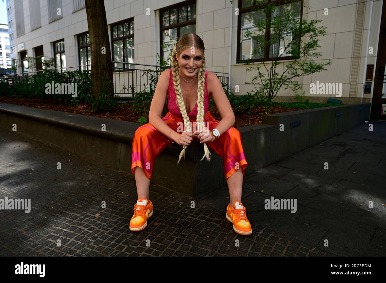 Antonia Hemmer Beim Mates Date Influencer Event Auf Der Berlin Fashion Week Springsummer 2024