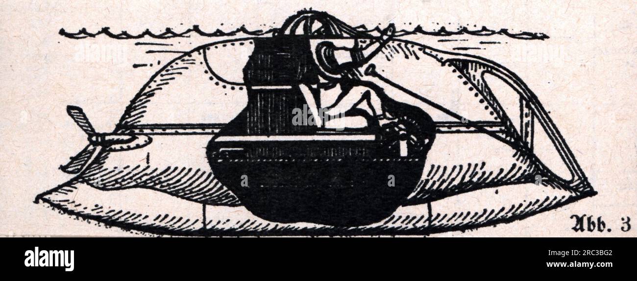 transport / transportation, navigation, submarines, one man submarine ...