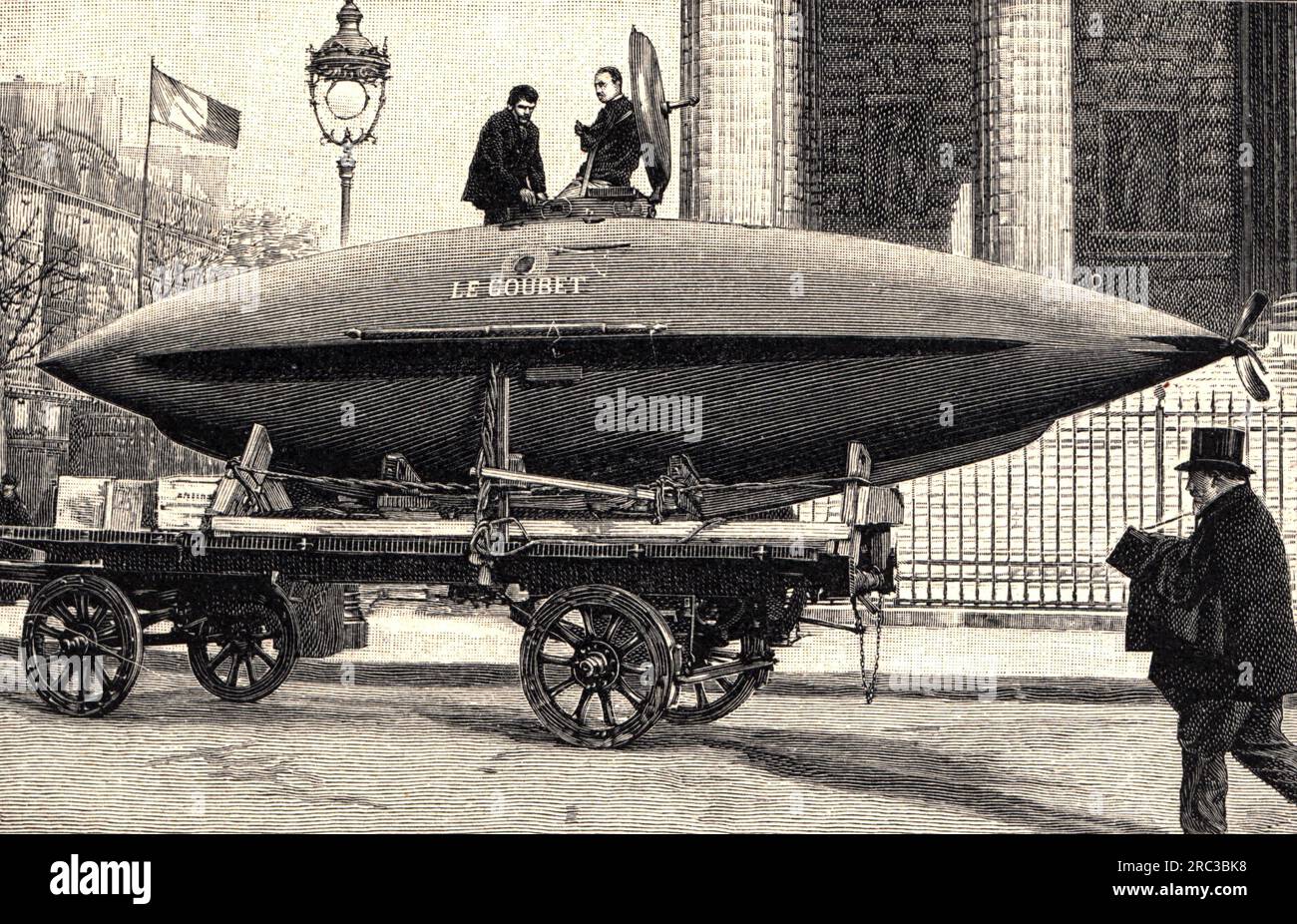 transport / transportation, navigation, submarines, submarine of Claude ...