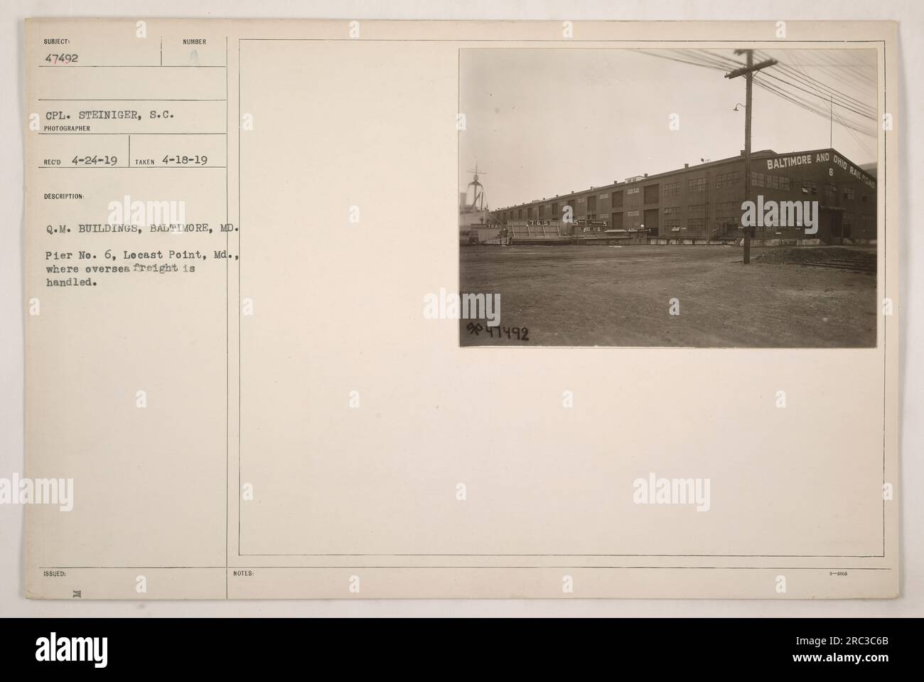 MARYLAND: This photograph from the collection of American Military ...