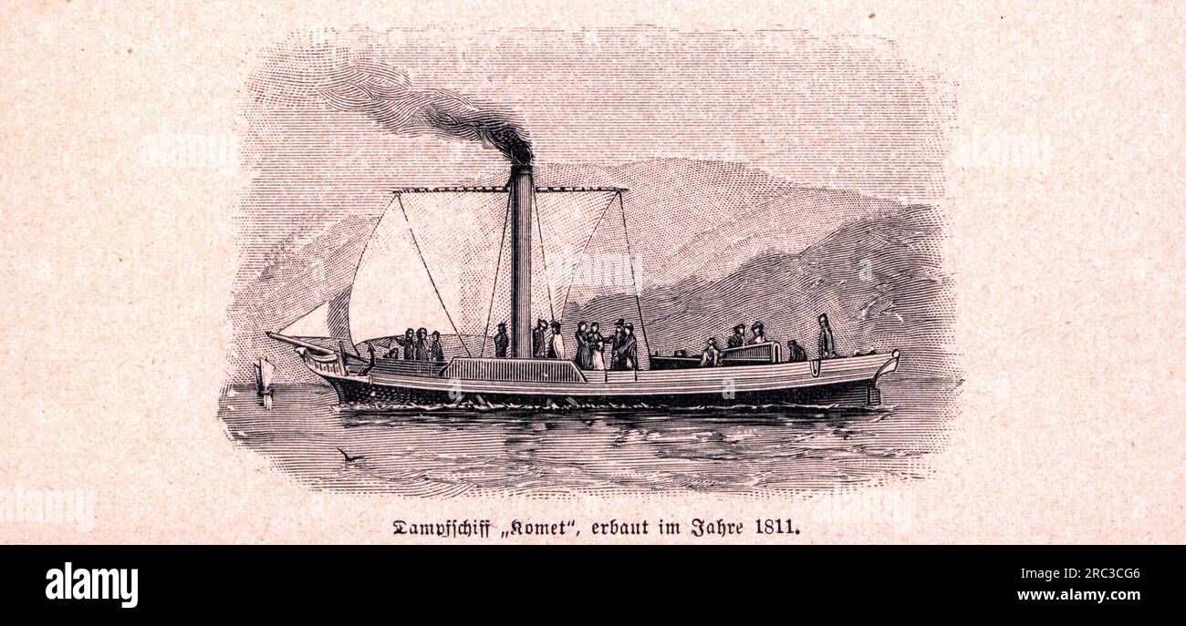 transport / transportation, navigation, steamship, paddle steamer ...