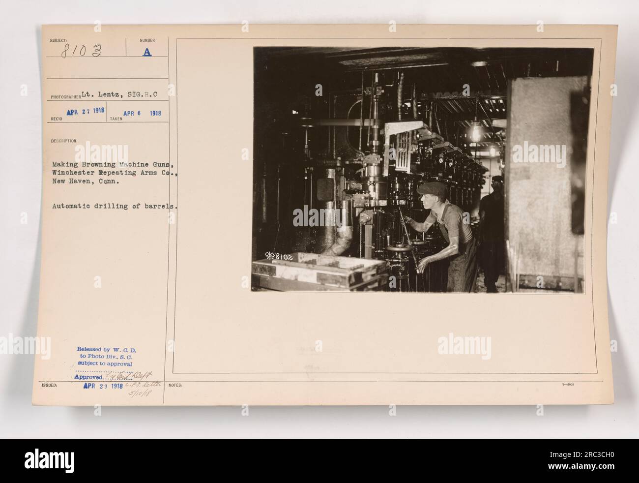 Browning machine gun manufacturing process hi-res stock photography and ...