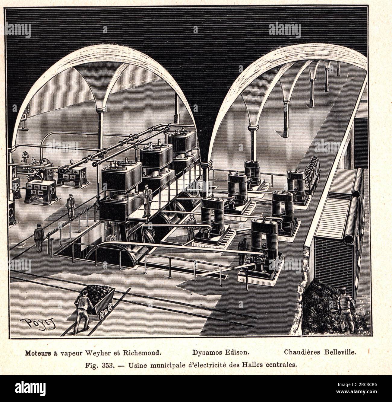 energy, power station, Municipal power station, Halles Centrales, Paris ...