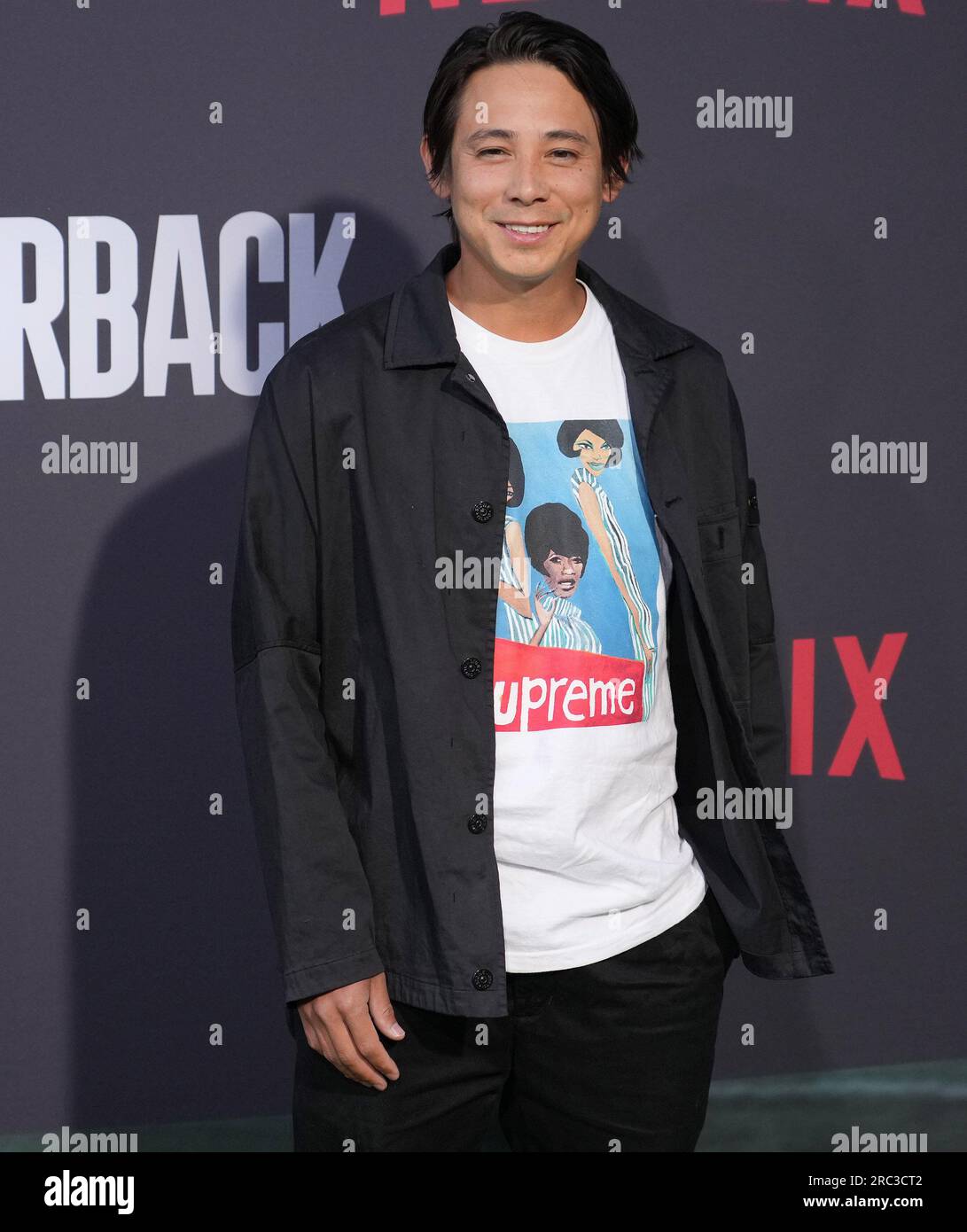 Los Angeles, USA. 11th July, 2023. Sean Malto arrives at the Netflix's ...