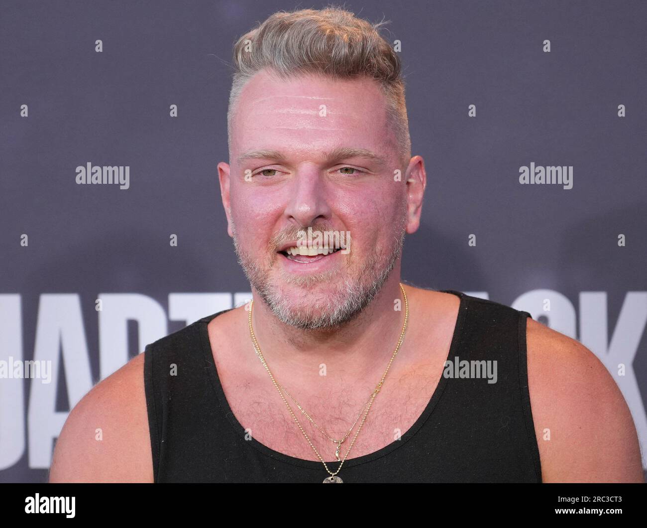 Los Angeles, USA. 11th July, 2023. Pat McAfee arrives at the Netflix's ...