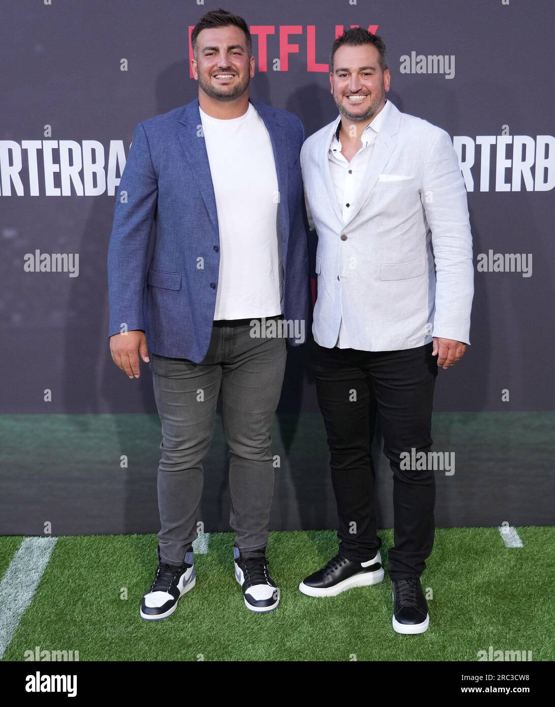 Los Angeles, USA. 11th July, 2023. (L-R) Hroniss Grasu and Nico Grasu ...