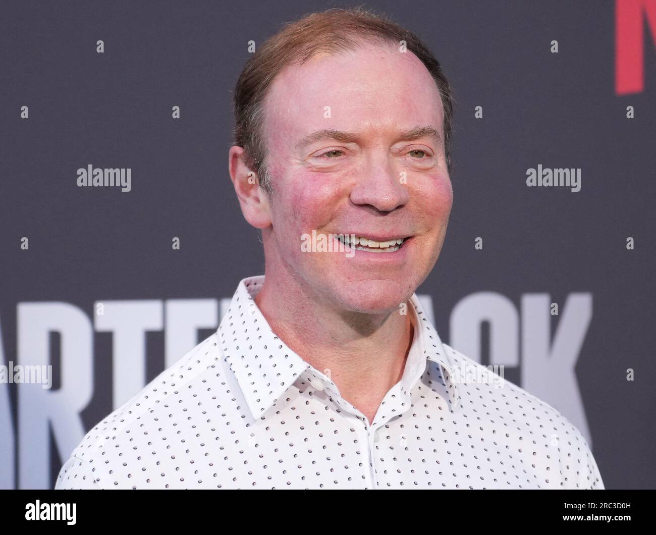Los Angeles, USA. 11th July, 2023. Ken Goldin arrives at the Netflix's ...