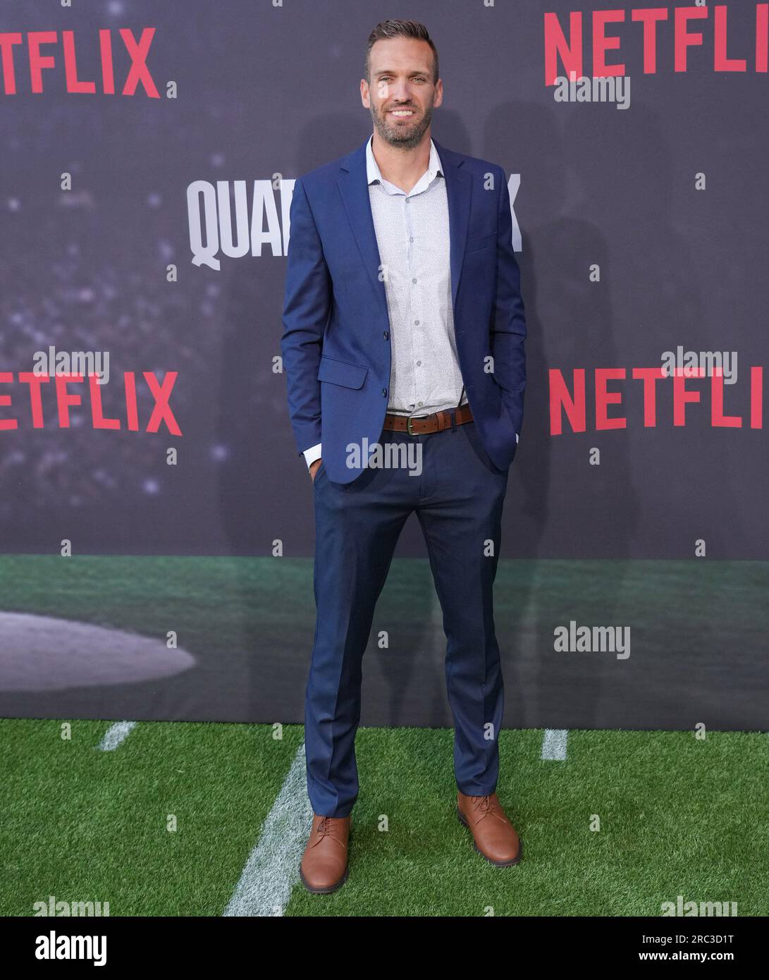 Los Angeles, USA. 11th July, 2023. Tim Rumpff arrives at the Netflix's ...