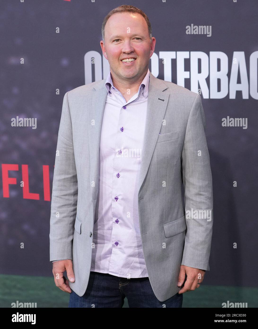 Los Angeles, USA. 11th July, 2023. Bryan Harper arrives at the Netflix's QUARTERBACK Los Angeles ...