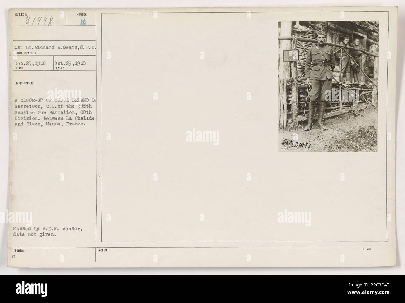 315th battalion hi-res stock photography and images - Alamy